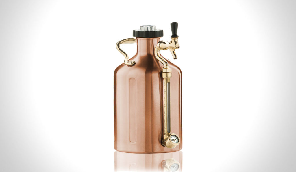 UKEG 128 COPPER-PLATED PRESSURIZED GROWLER | | Muted