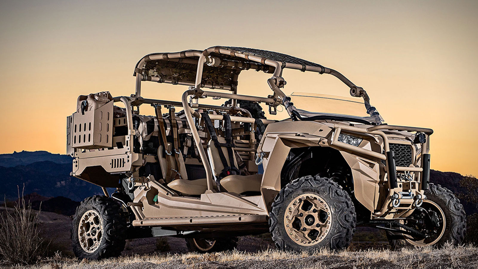 POLARIS DEFENSE TURBO DIESEL MRZR-D MILITARY ATV - GEAR - Muted